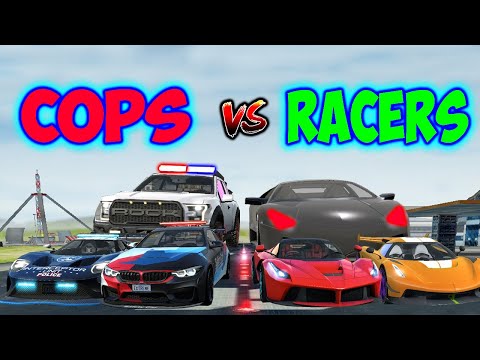 Extreme Car Driving Simulator COPS vs RACERS