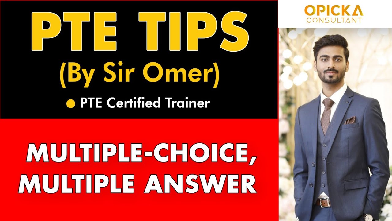 Multiple Choice, Multiple Answer PTE Listening Module || PTE Tips by ...
