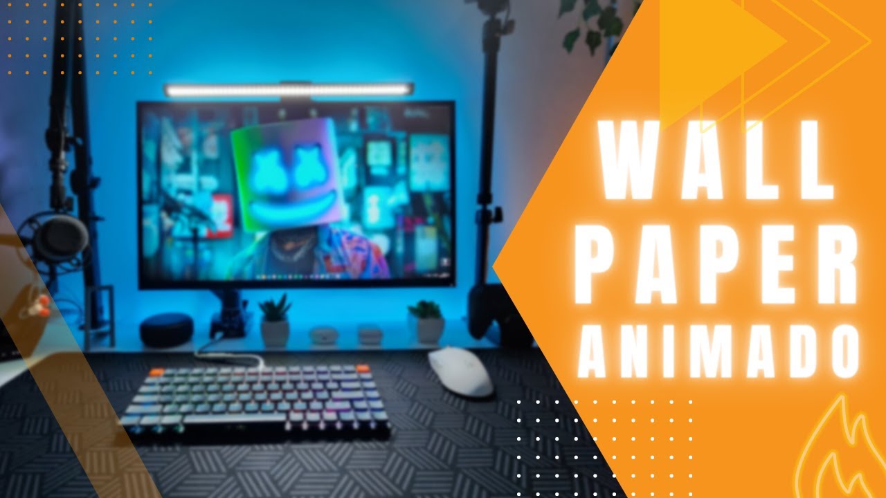 Como usar o LIVELY WALLPAPER? Personalize seu SETUP GAMER - YouTube