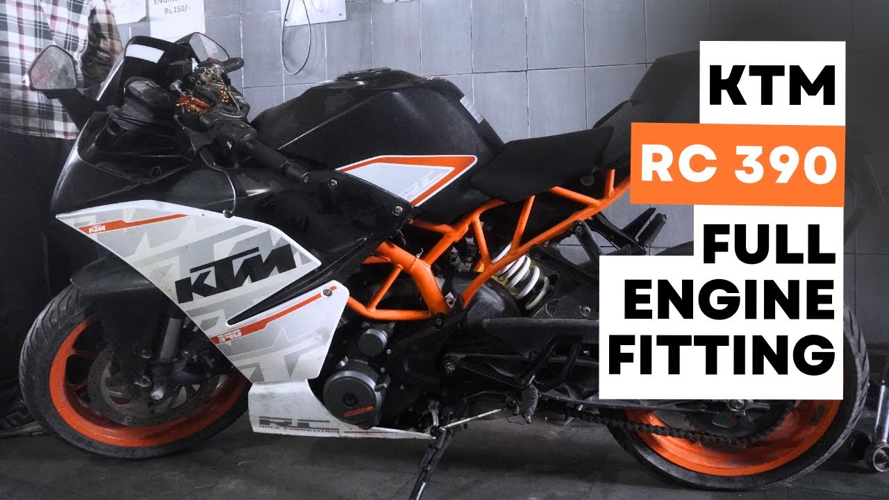 KTM RC 390 Full Engine Rebuild | Full Engine Opening and fitting in ...