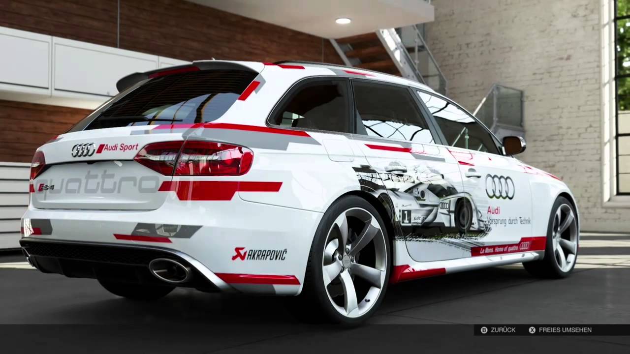 Forza Motorsport 5 Audi RS4 Avant, 24H Le Mans Livery - YouTube