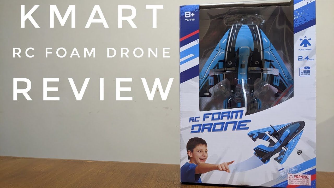 Kmart RC foam drone review - YouTube