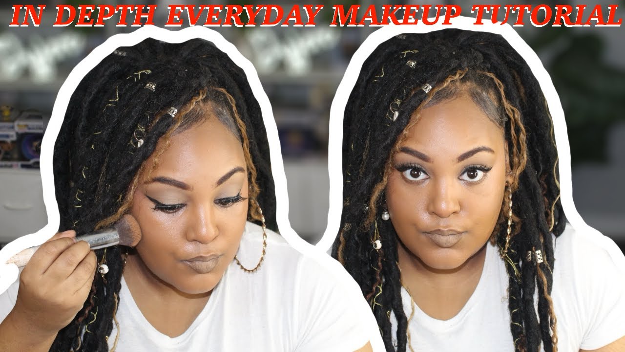 IN DEPTH EVERYDAY MAKEUP TUTORIAL|| DYJERE NECOLE - YouTube