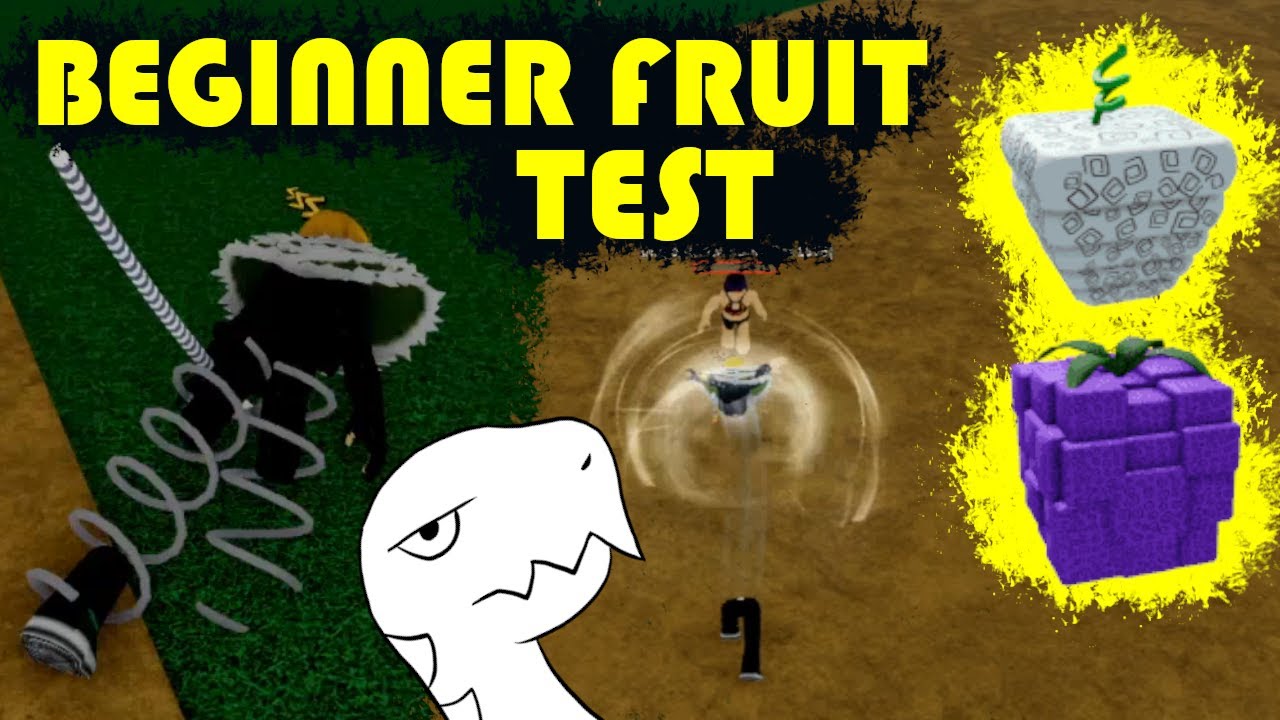BEGINNER FRUIT TEST!? CHOP UND SPRING FRUIT! Roblox -BLOX FRUITS ...