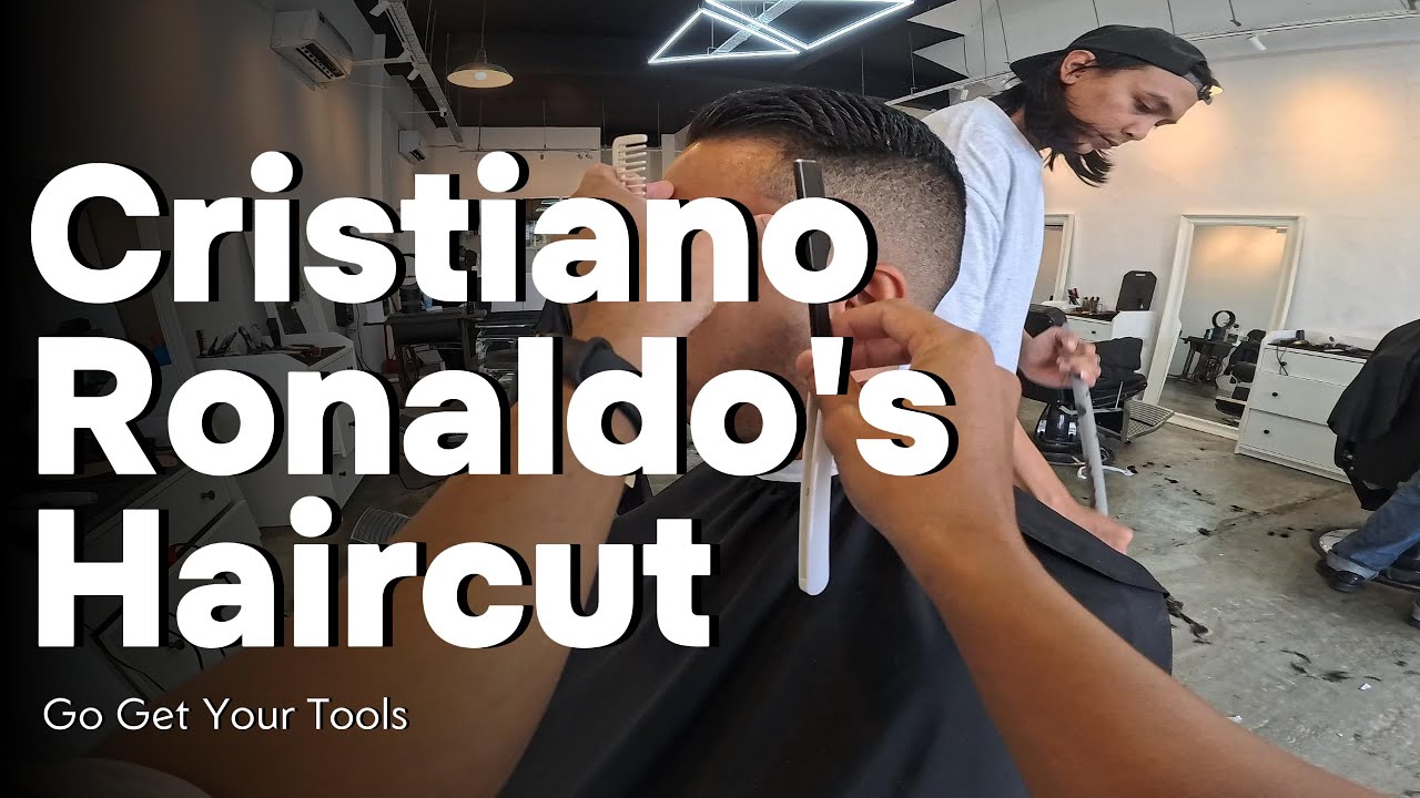 POV: You’re in the barber chair getting the iconic CR7 haircut—time to ...