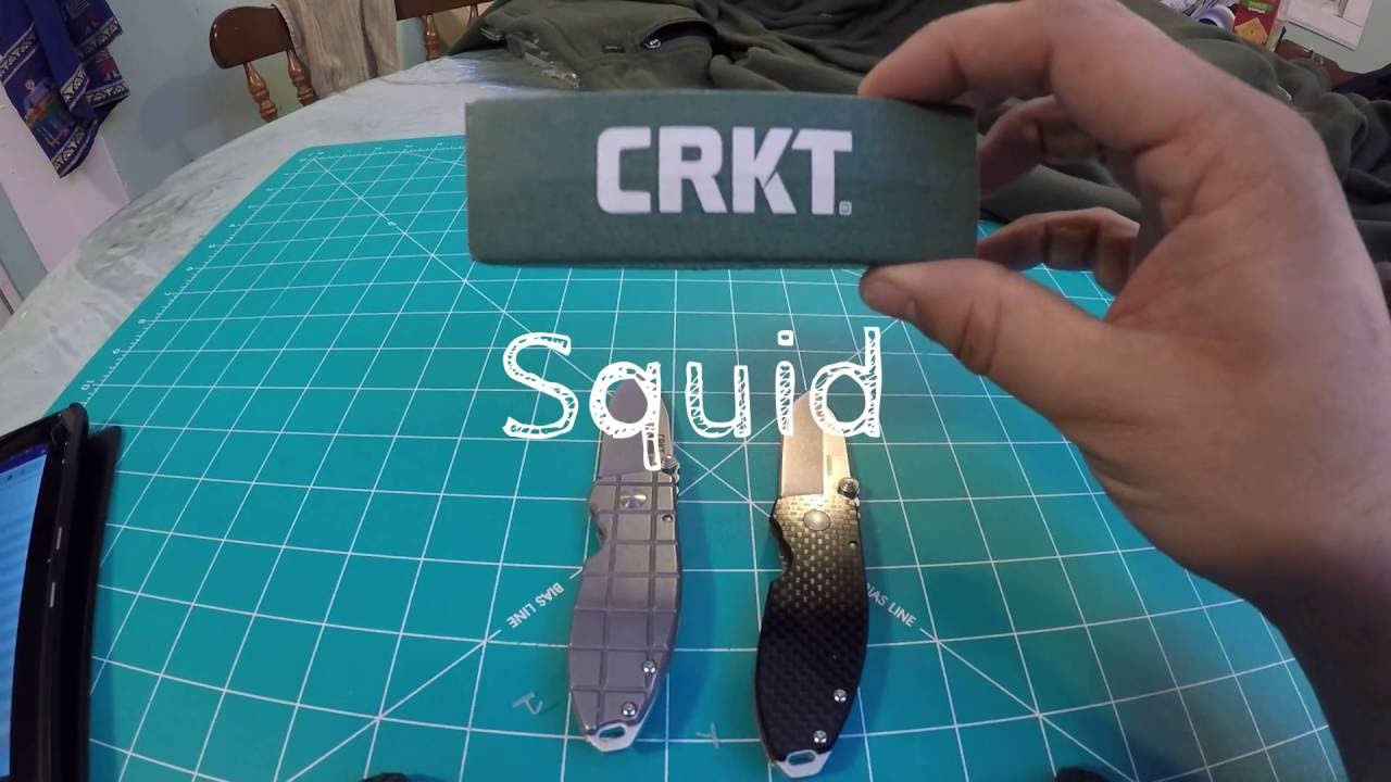 CRKT Squid: Blade HQ Exclusive Grid Squid and CFTI - YouTube