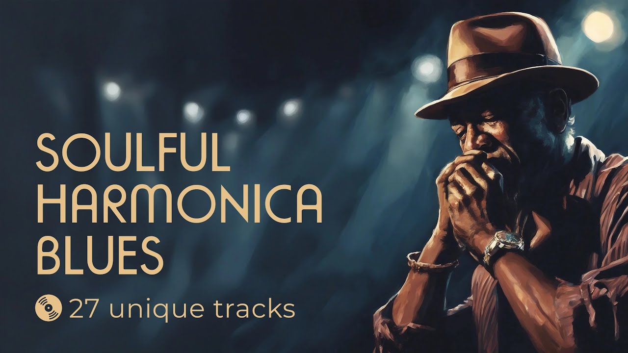 Soulful harmonica blues. Mainly acoustic guitar and harmonica - YouTube