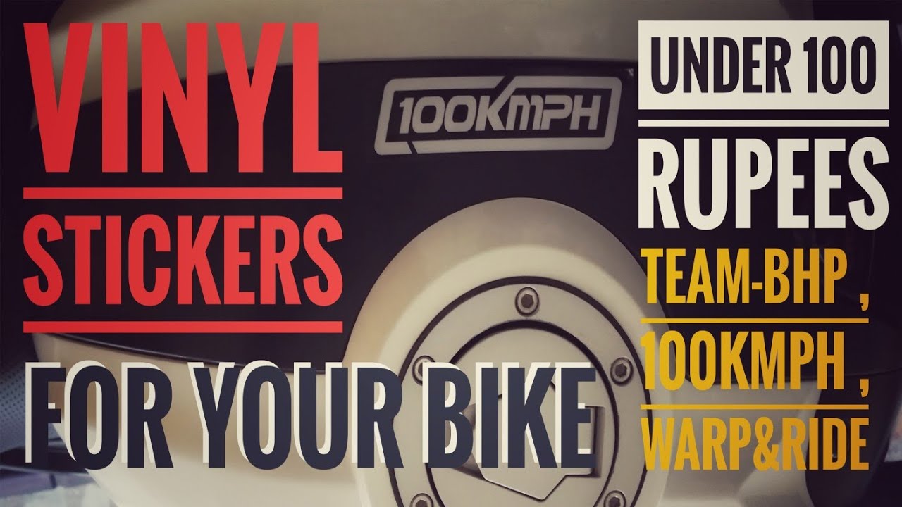 Funky Vinyl Stickers For your Bike - YouTube