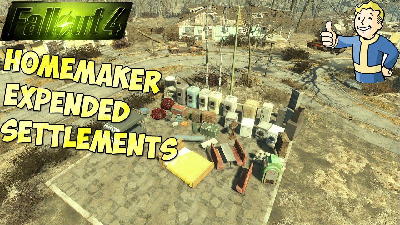 Fallout 4 Обзор мода Homemaker - Expanded Settlements 1.0(1.2) ( Nexus ...
