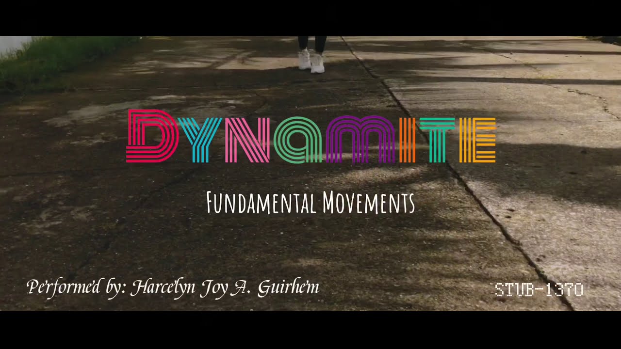 Fundamental Movements - Dance Choreography|Dynamite|Philippines - YouTube
