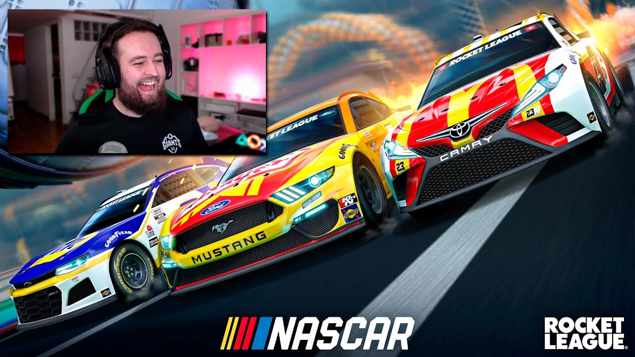 UN MUSTANG, UN CHEVROLET Y UN TOYOTA EN NASCAR ROCKET LEAGUE 😱 - YouTube
