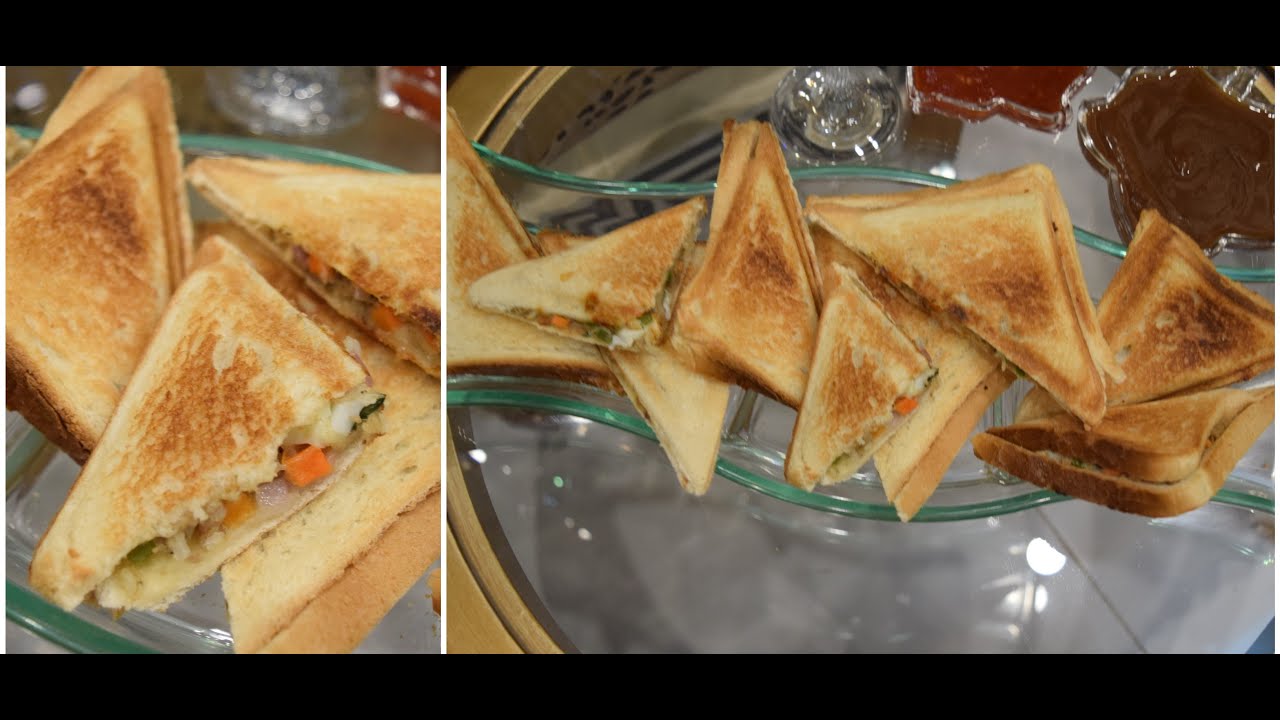 Toasted Mince Vegetable Sandwich - Quick & Easy Recipe by Kitchen ...
