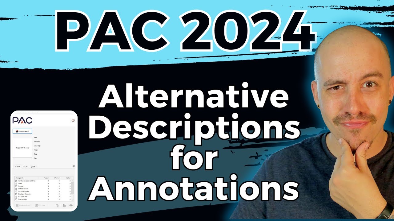 PAC 2024 | Alternative description missing for annotation | PDF UA ...