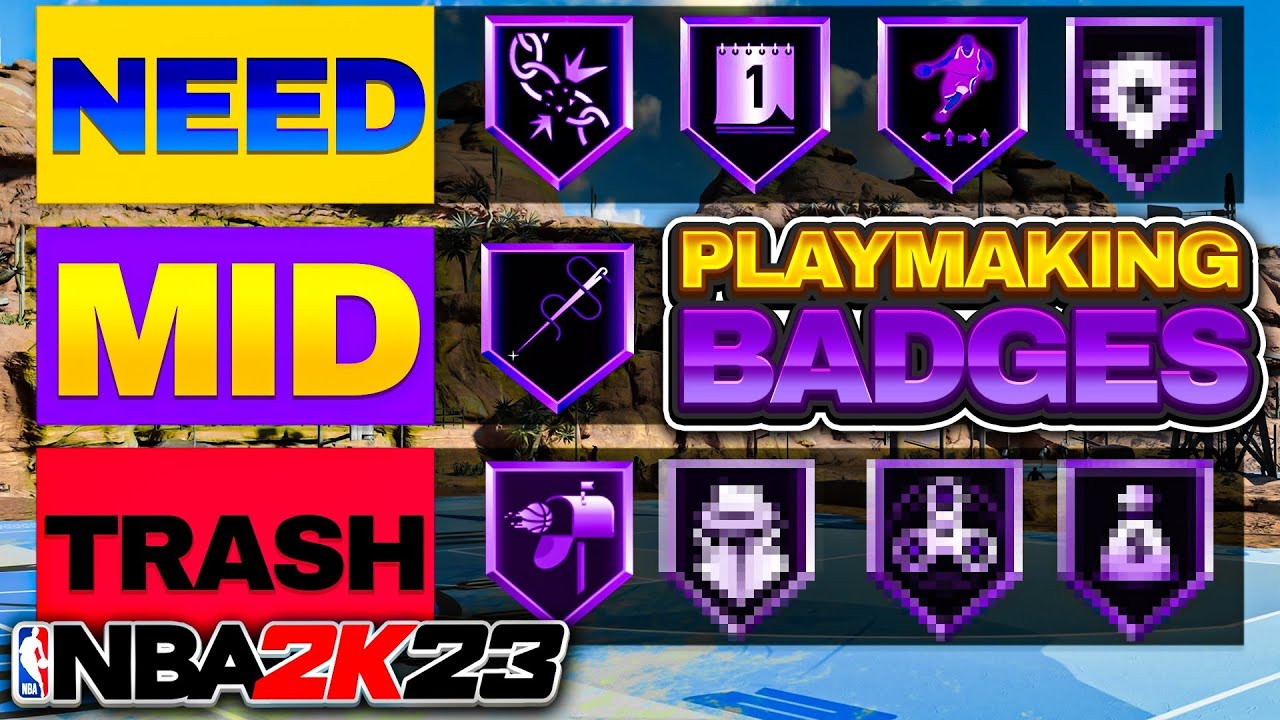 BEST PLAYMAKING BADGES IN NBA 2K23 - MUST HAVE PLAYMAKING BADGES ...