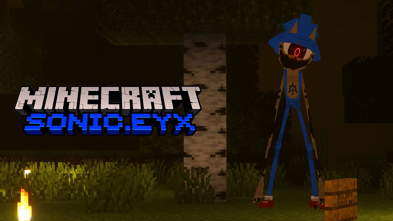 O SONIC.EYX está no meu Mundo...... Minecraft TERROR - YouTube