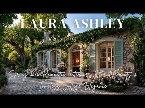 Spring Romantic Interiors x Laura Ashley – Floral Prints & Timeless Cottage Elegance