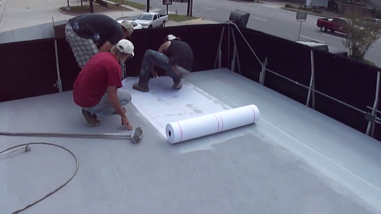 Fully Reinforced Fluid Applied Roofing - YouTube