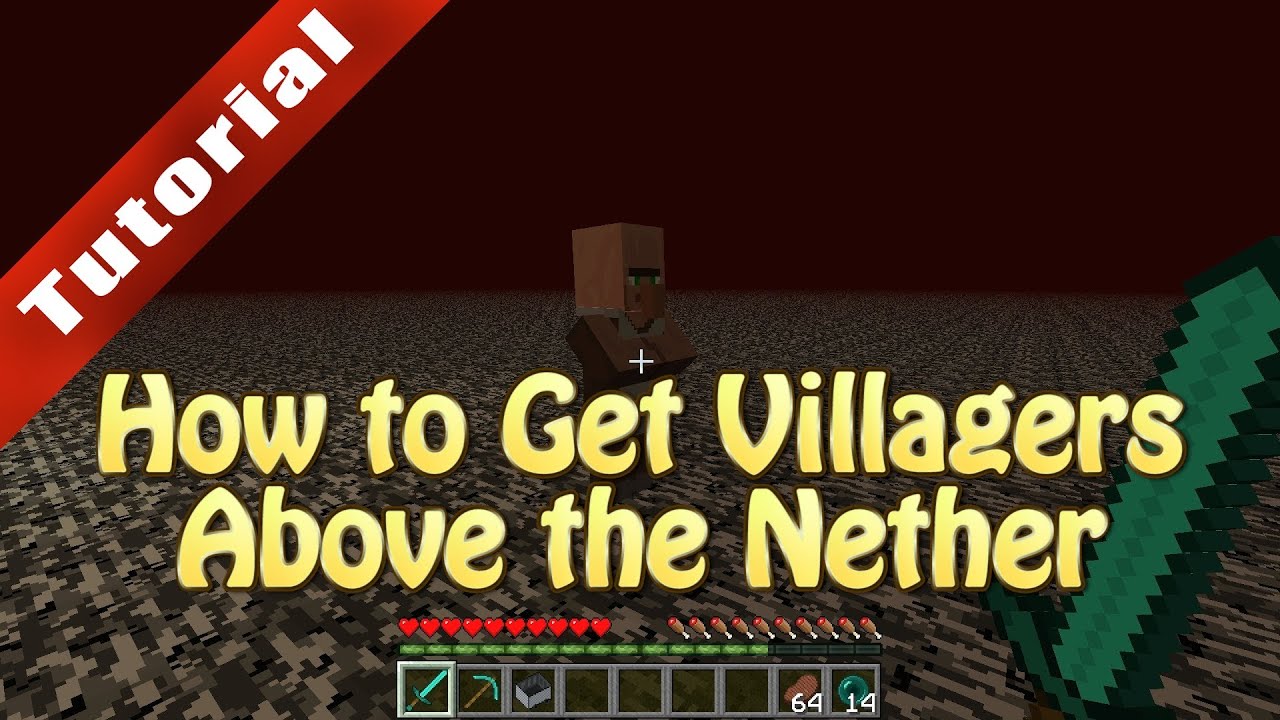 Minecraft Tutorial (1.6.2) - How to Get Villagers Above the Nether ...