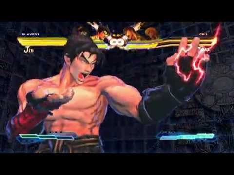 STREET FIGHTER X Tekken JIN cross assault! - YouTube