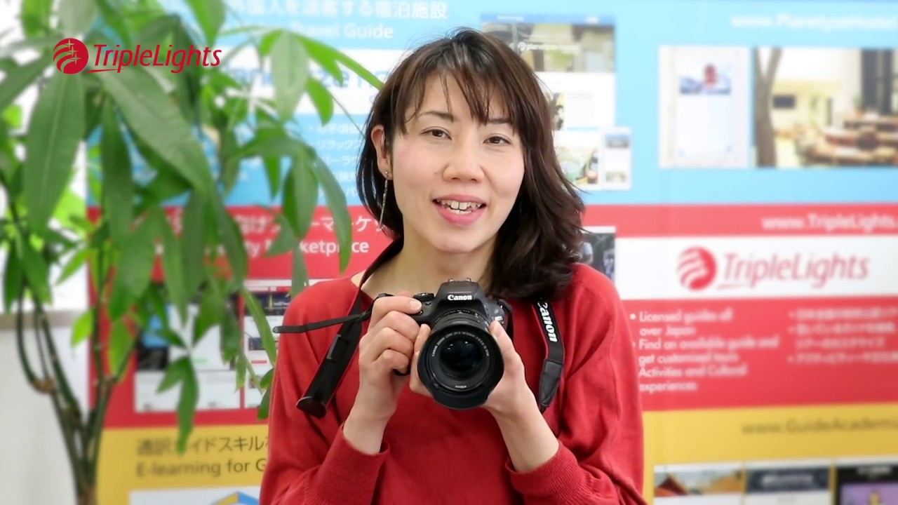 TripleLights Meets the Guides! Yuko | Professional Certified Guide in ...