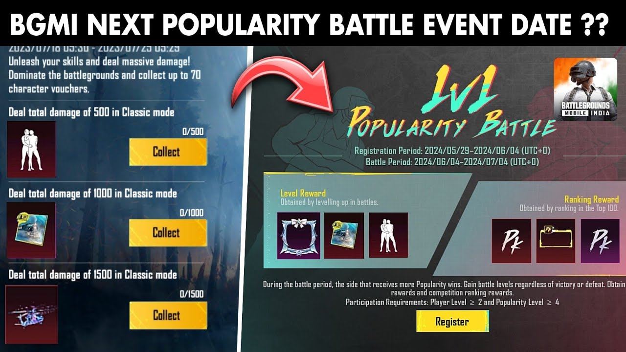 Bgmi Next Popularity Battle Event Date 🔥|Get Permanent Mythic Partner ...