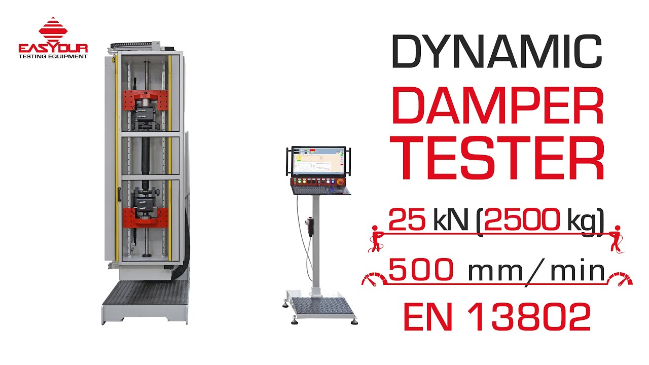 DYNAMIC DAMPER TESTER | EN 13802 - YouTube