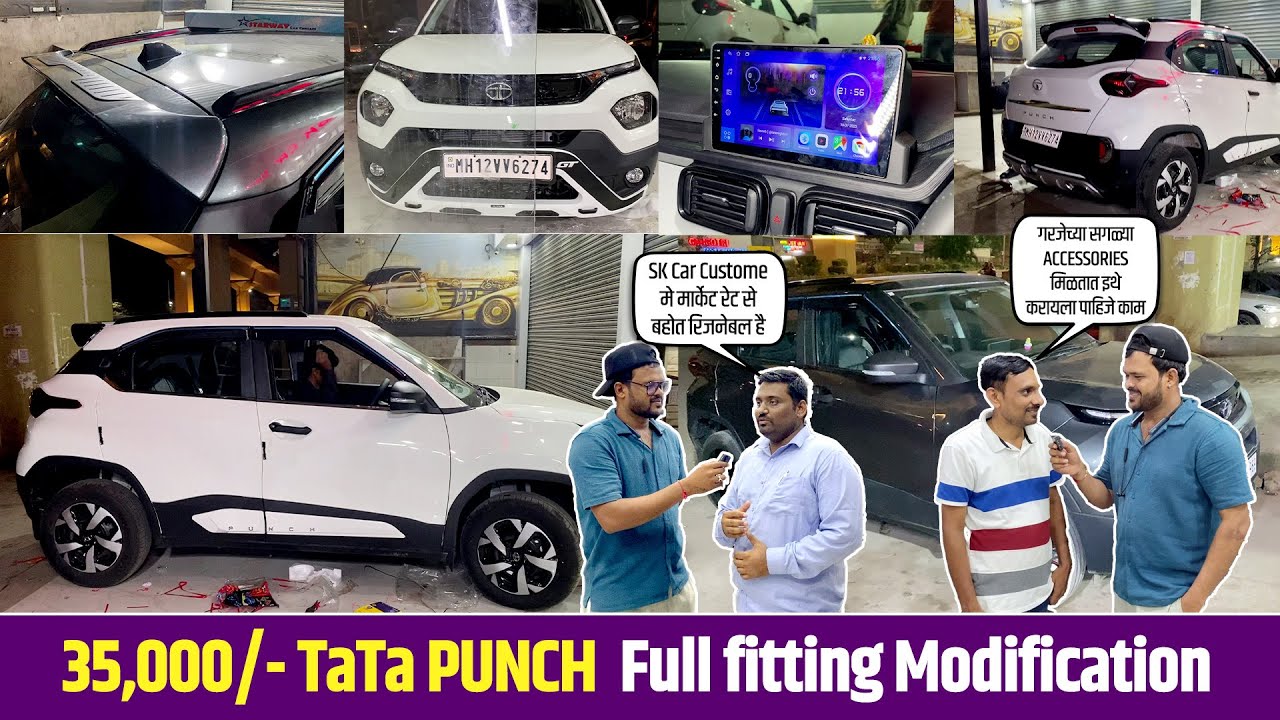 WOW Look 2023 Tata Punch Pure Base Model Modification With SPORT ...