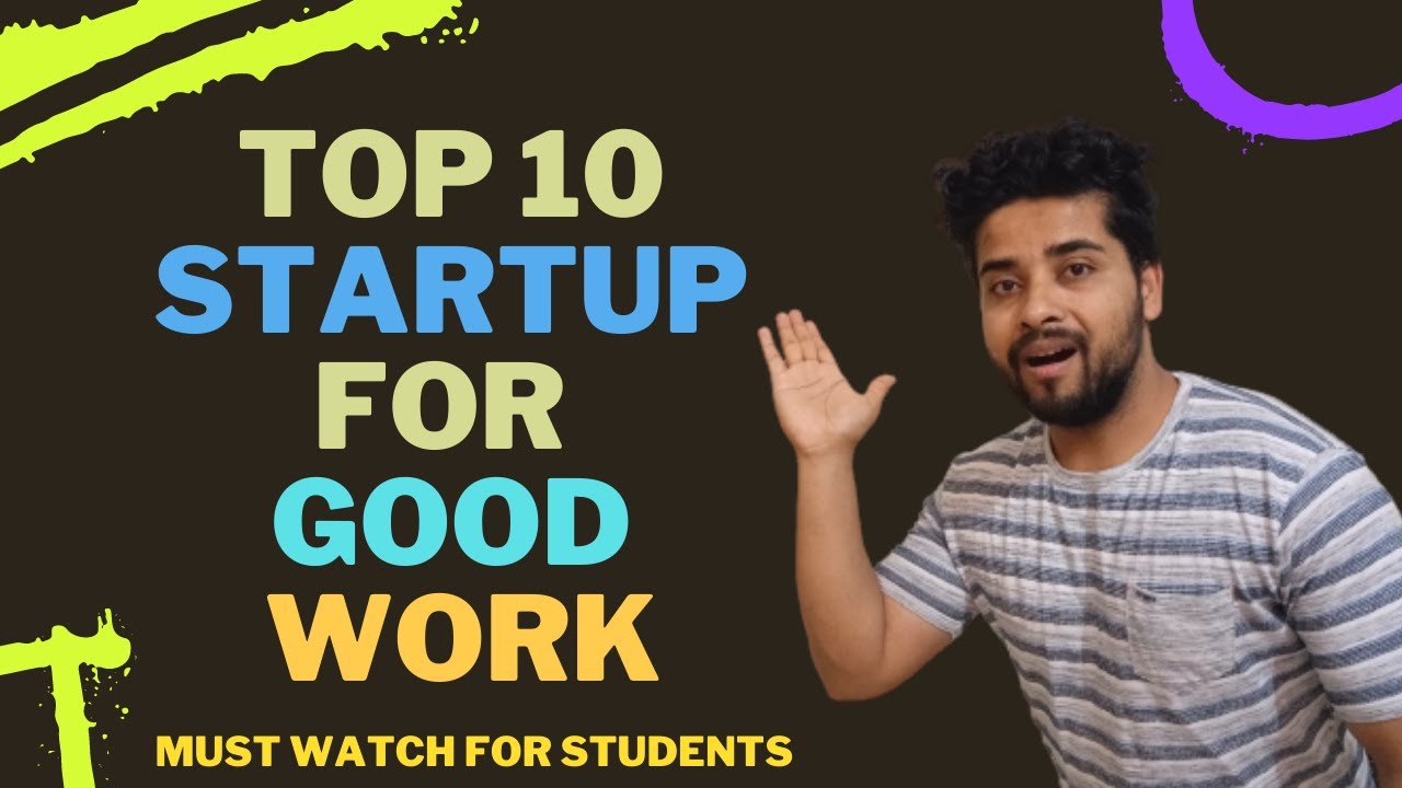 Top 10 Startup To Join As a Freshers | StartUp For Freshers - YouTube