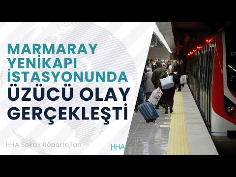 Marmaray Yenikapı İstasyonunda Üzücü Olay Gerçekleşti #sondakika #marmaray #istanbul