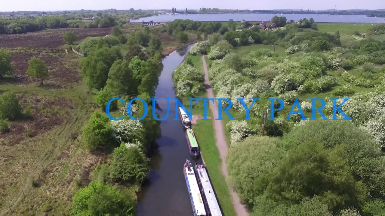 Chasewater Canal Basin DJI PHANTOM 3 Burntwood & Brownhills - YouTube