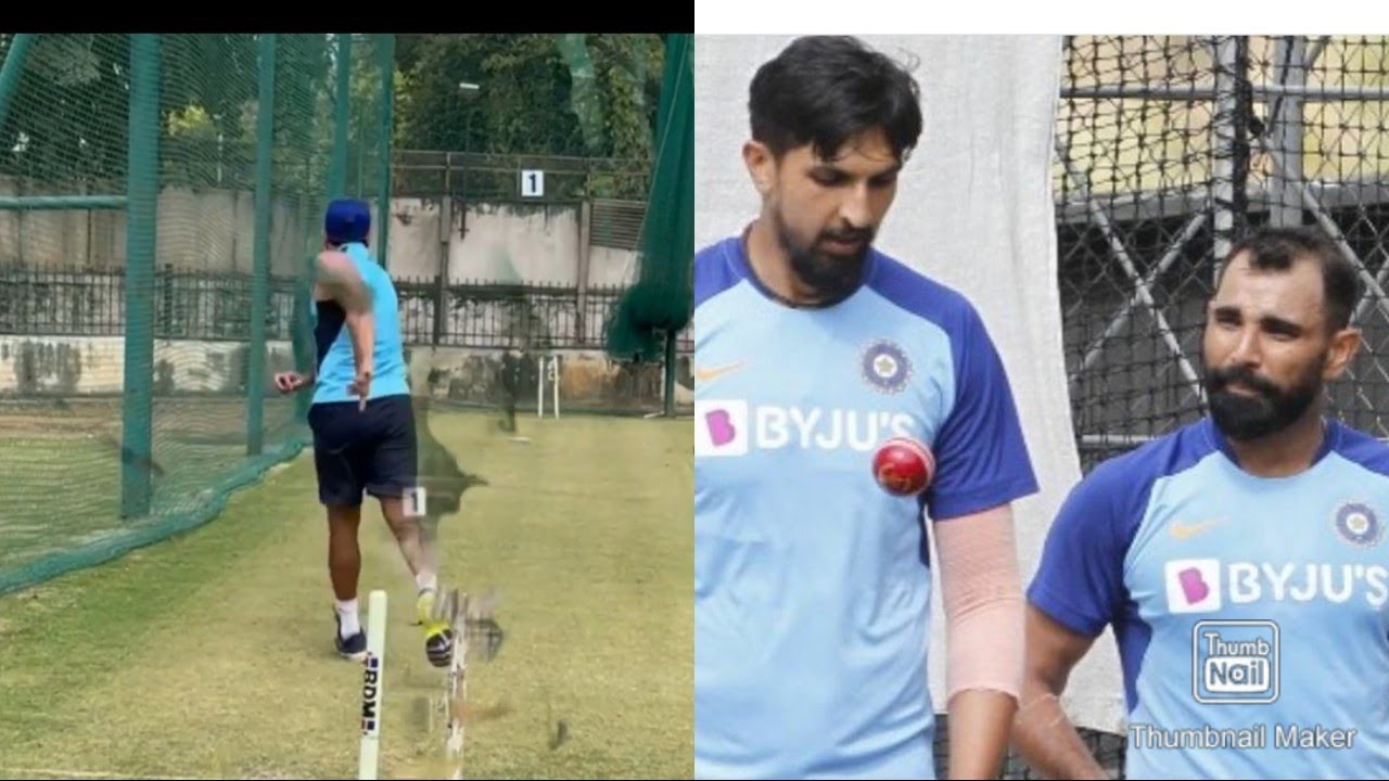 Md. Shami back in the nets After injury ||Shami bowling - YouTube