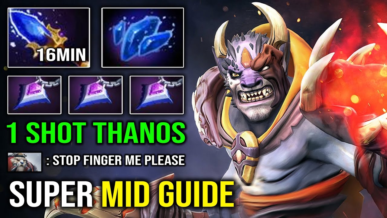 1 SHOT THANOS IS BACK Triple Null Talisman Solo Mid Lion with Full ...