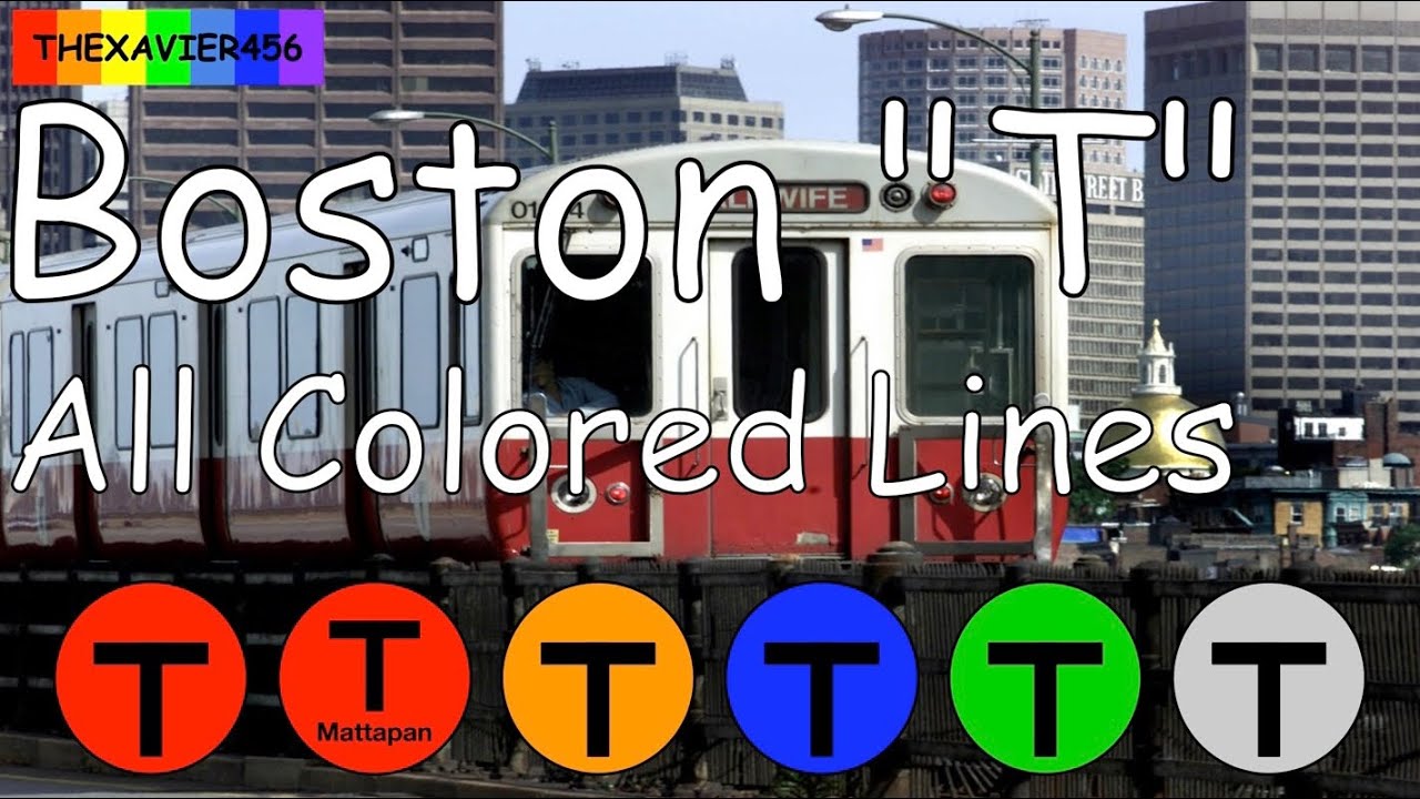 Boston “T” - All Colored Lines (2022) - YouTube