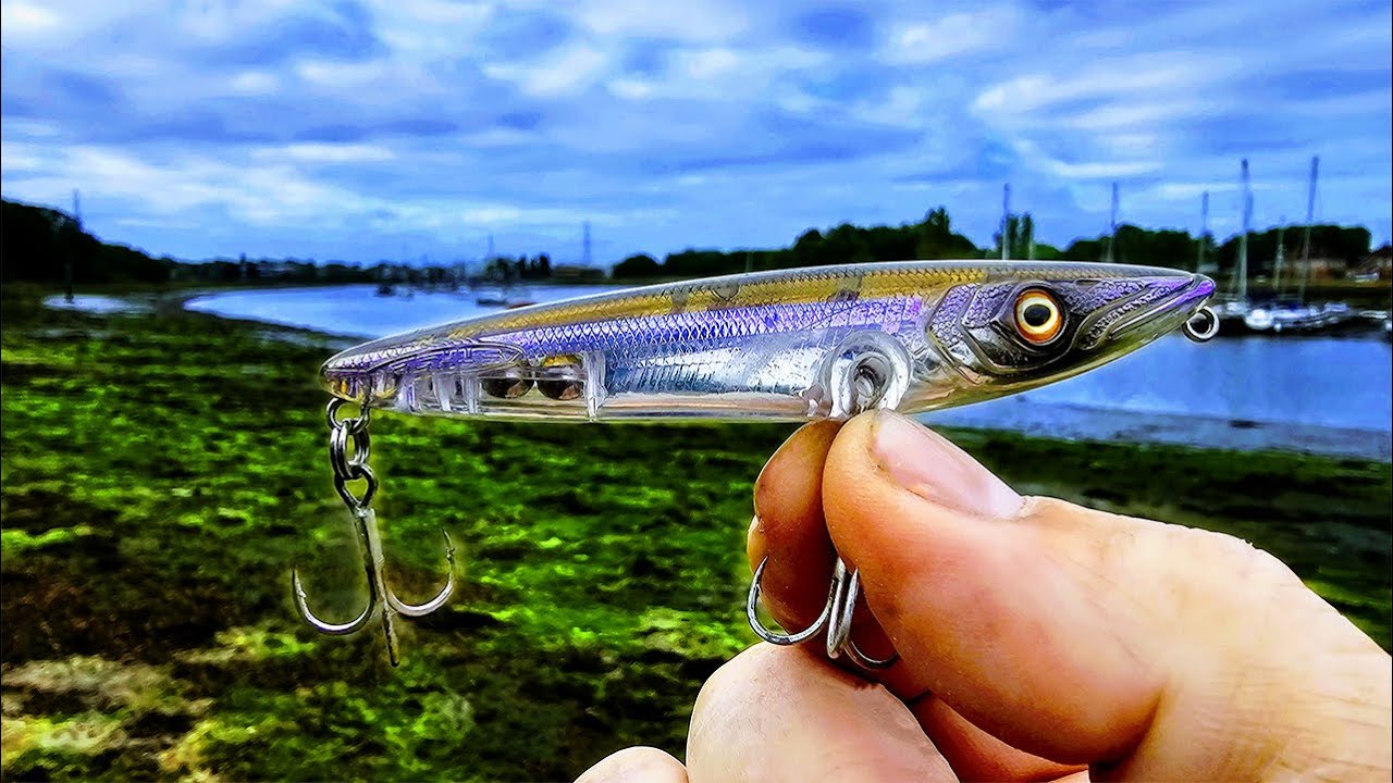 Fishing a Small Estuary With Tiny Surface Lures - YouTube