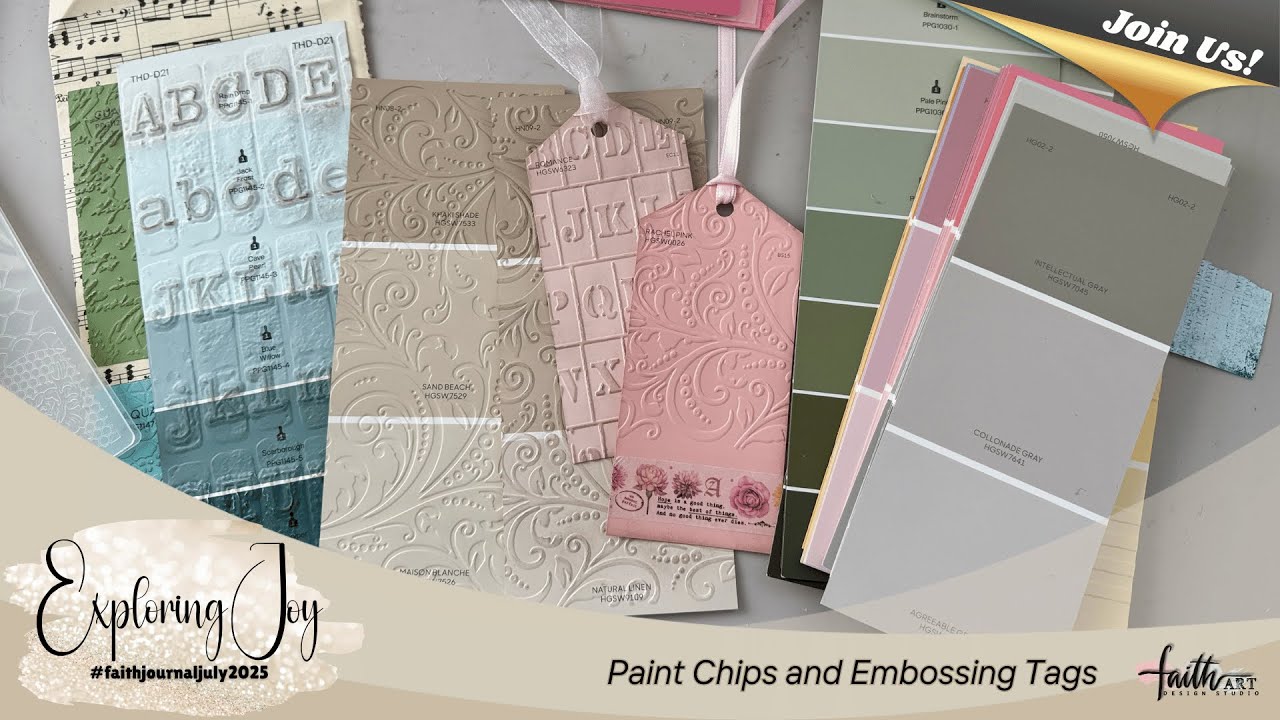 Paint Chip Perfection! 🌈 Emboss & Elevate Your #FaithJournalJuly2025 ...