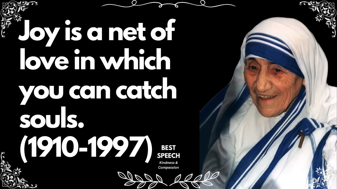 Joy is a net of love in which you can catch souls. - EP08 #bestspeech # ...