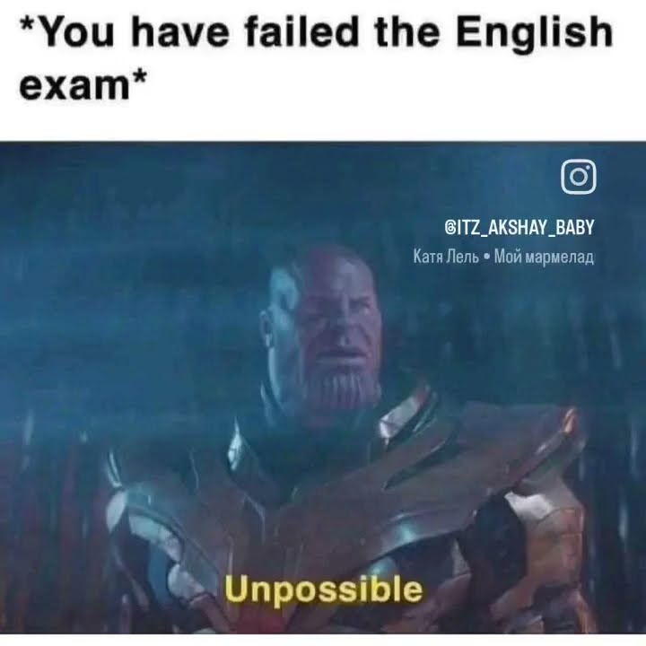 UNPOSSIBLE 💀💀💀#english #test #failure #status #sigma #cool #shortfeed # ...