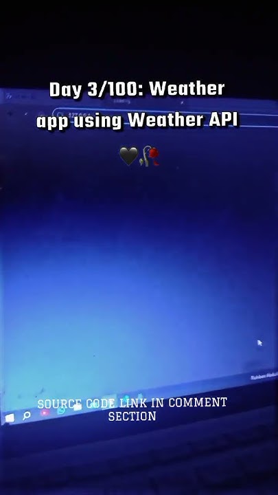 Day 3 Basic Weather App Using Htmlcssjs And Weather Api Apiintegration Htmlcss Js