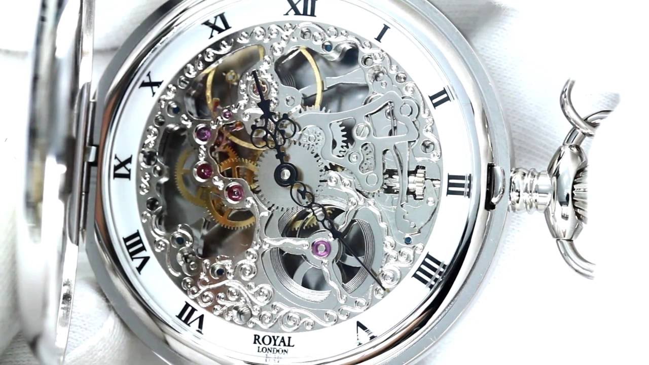 Hands On With The Men's Royal London Pocket Watch 90016-01 - YouTube