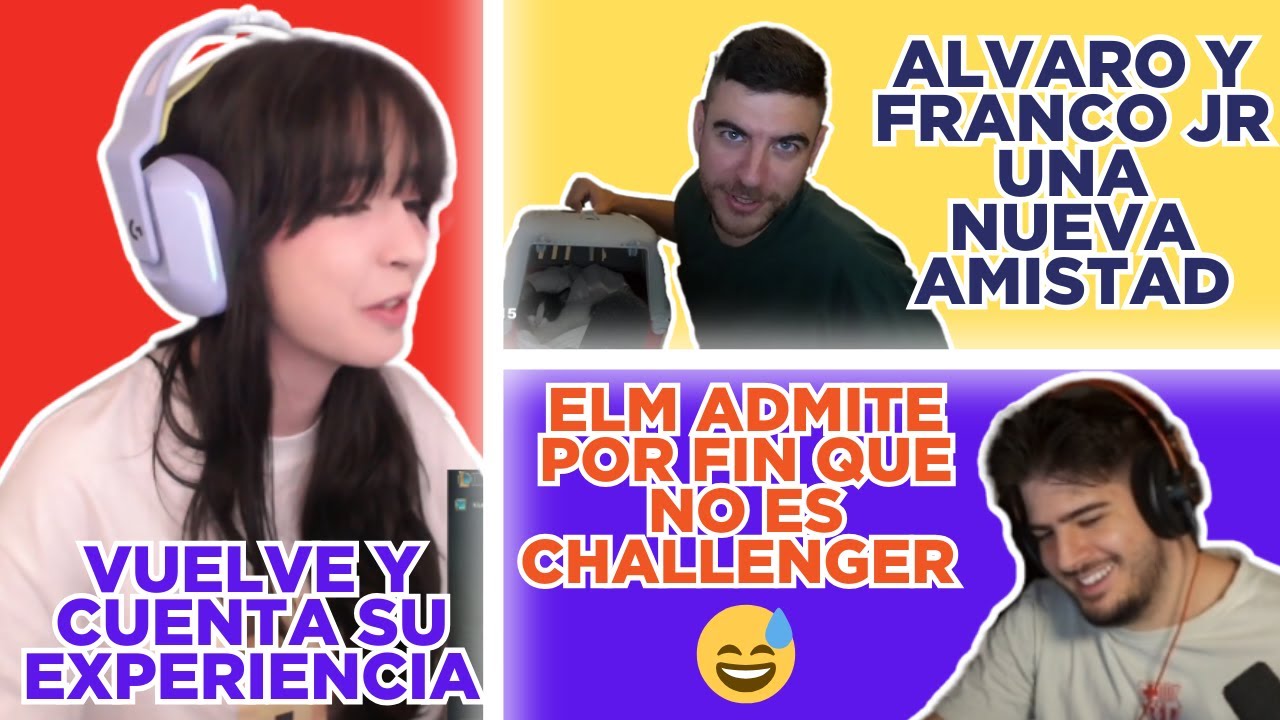 ELM acepta que NO es Challenger😅 | ALVARO y su nuevo amigo🐱- Mejores ...