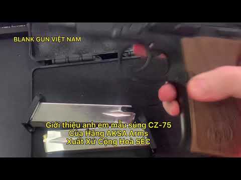 Blank Gun Việt Nam - Súng CZ-75 Compact AKSA Sentetien F90 - Bắn Đạn CAO SU