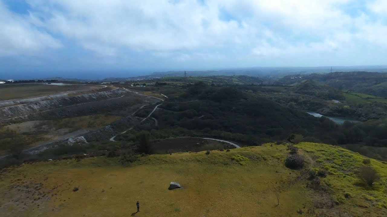 St Austell Clay Trails by drone - YouTube