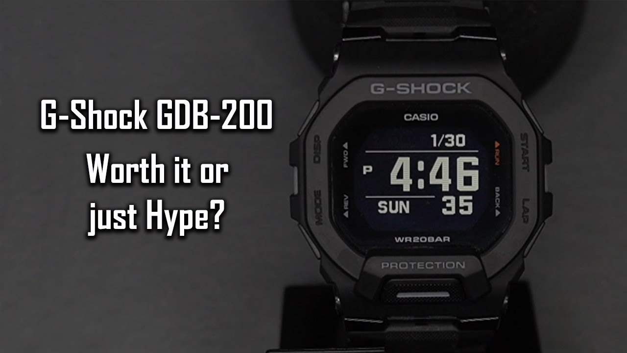 G-Shock GDB-200 Unboxing and Review - YouTube