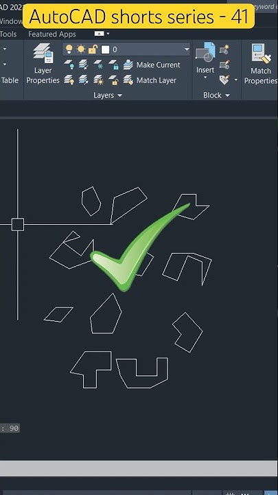 Rotate multiple objects with click in AutoCAD | ⚡️YQArch Plugin | 🎁Shorts- 41 #shorts #new - YouTube
