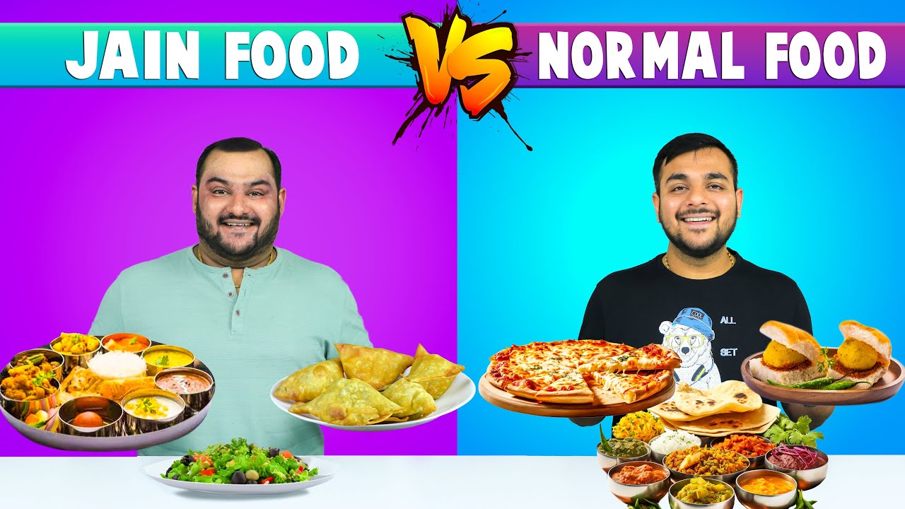 Jain Food Vs Normal Food Taste Comparison | Food Challenge | Viwa Food ...