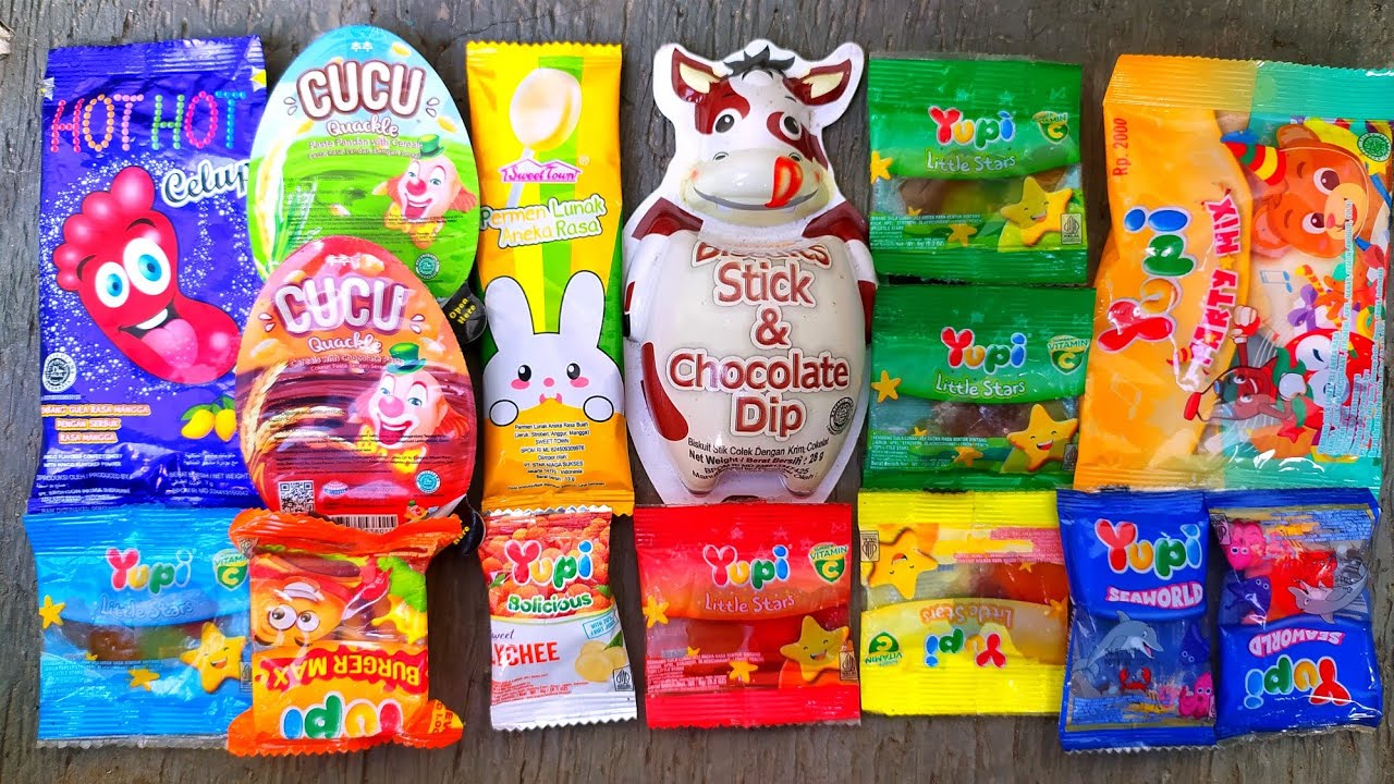 Hunting Es Krim Permen Yupi Cha Cha Minis Little Star Cucu Quackle ...