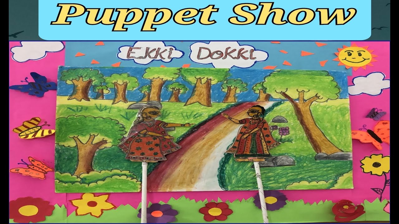 Puppet show on Ekki Dokki story by shraddha.. - YouTube