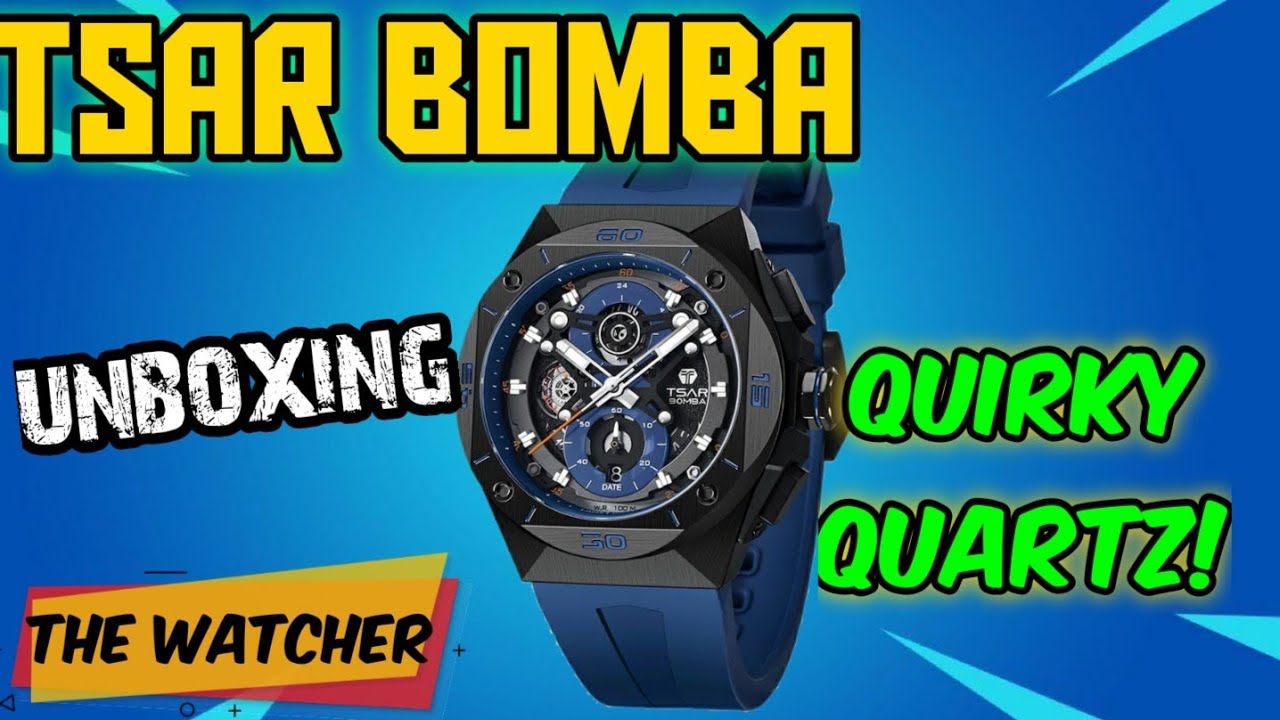 Unboxing the new TSAR BOMBA 💣 Original Quartz Design | Watch Review ...