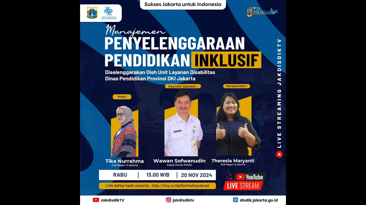 Manajemen Penyelenggara Pendidikan Inklusif - YouTube