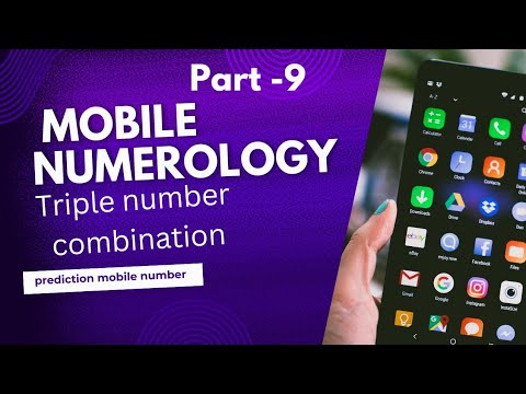 mobile numerology part-9 triple number Combination 259 to 280numbers ...